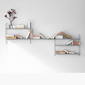 String Pocket Libreria a Parete