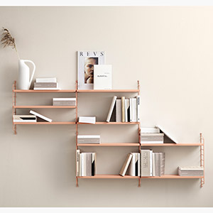 String Pocket Libreria a Parete